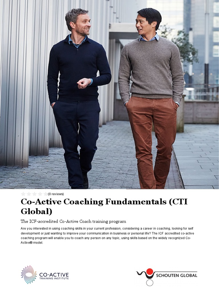 Co Active Coaching Fundamentals (CTI Global) | PDF | Receipt | Learning