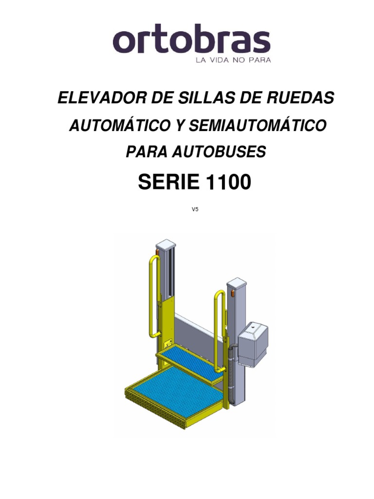 Manual Elevador Aut San 1100 2 PDF | PDF | Tornillo | Ascensor