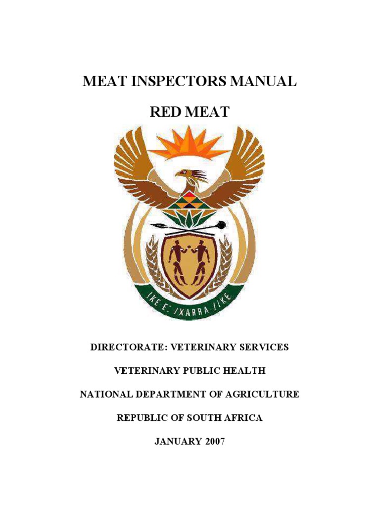 Red Meat Manual | PDF | Animal Slaughter | Slaughterhouse