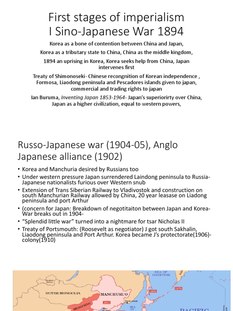 Japan First Stages of Imperialism | PDF | International Relations ...