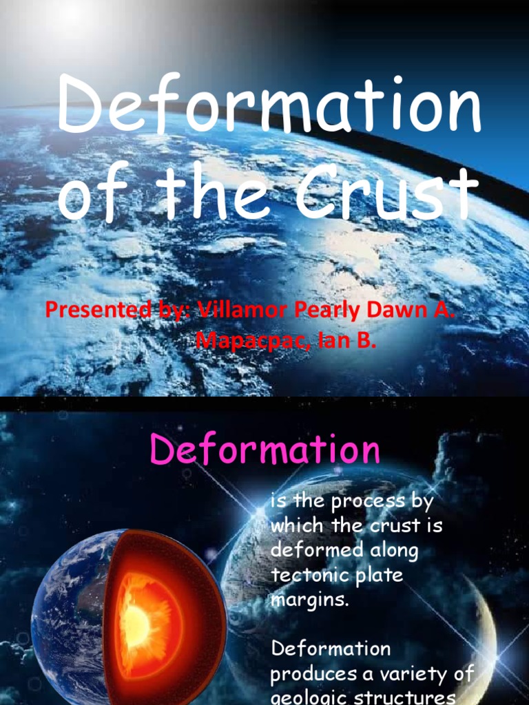 Deformation of Crust | Download Free PDF | Deformation (Engineering ...