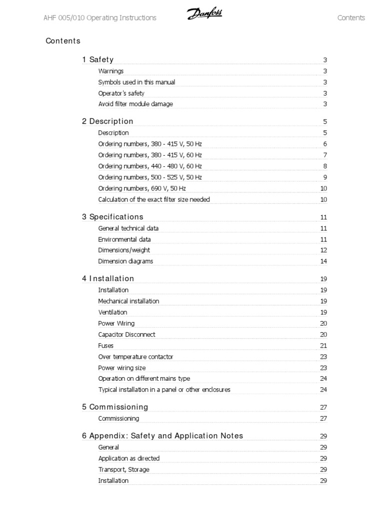 Ahf Manual | PDF | Mains Electricity | Alternating Current