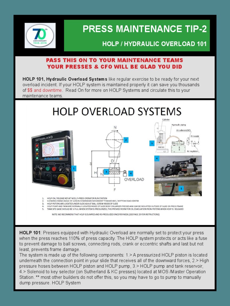 Hydraulic Overload Protection System | PDF | Piston | Pump
