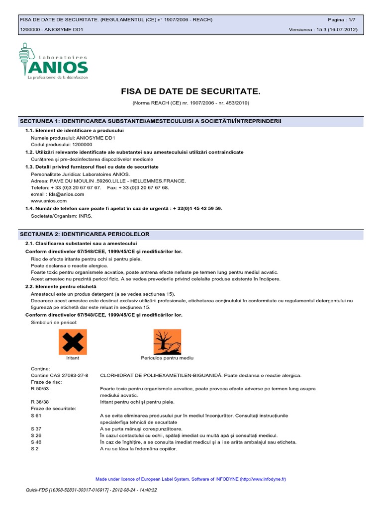 Aniosyme DD1 | PDF