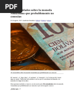 Valor y peso de la Morocota Venezolana | PDF | Numismática | Mercado de ...