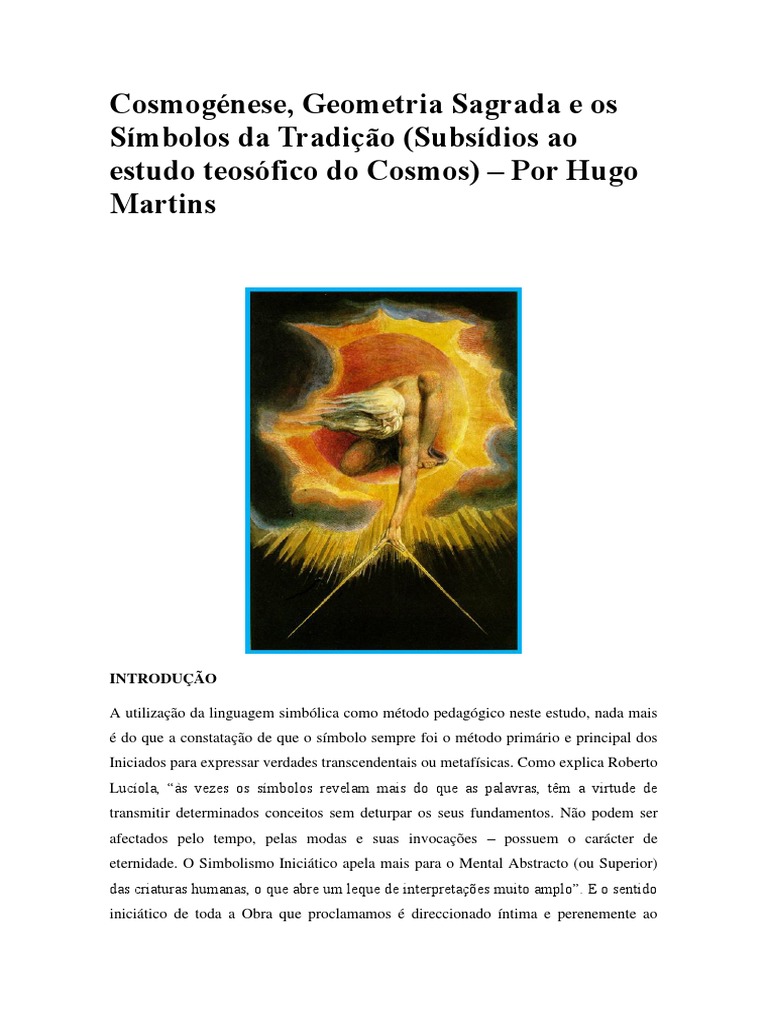 Cosmogénese e Geometria Sagrada | PDF | Deus | Átomos