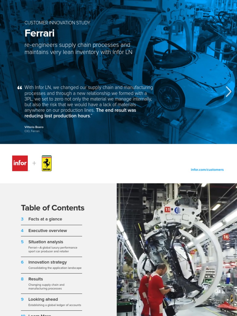 Ferrari PDF | PDF | Supply Chain | Logistics