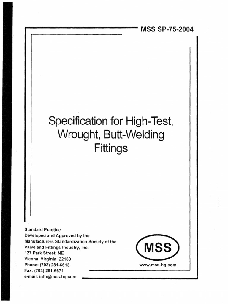 MSS SP 75 | PDF