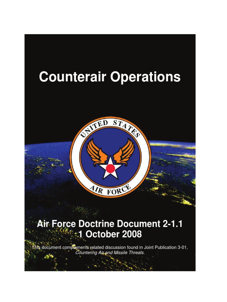 Afdd2 - 1 - 1 COUNTERAIR OPERATIONS AIR FORCE DOCTRINE DOCUMENT 2-1 PDF ...