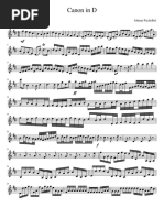 Not Angka CANON IN D | PDF | Pachelbel's Canon | Compositions