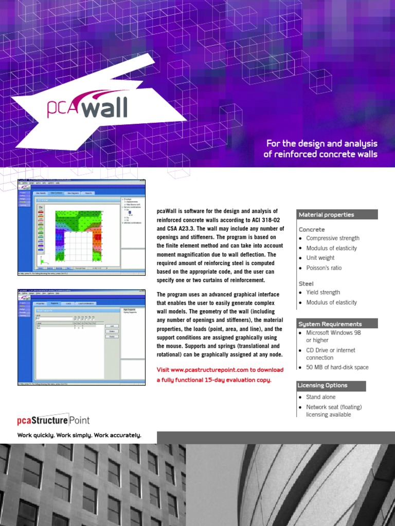 Pca Wall | PDF | Strength Of Materials | Young's Modulus