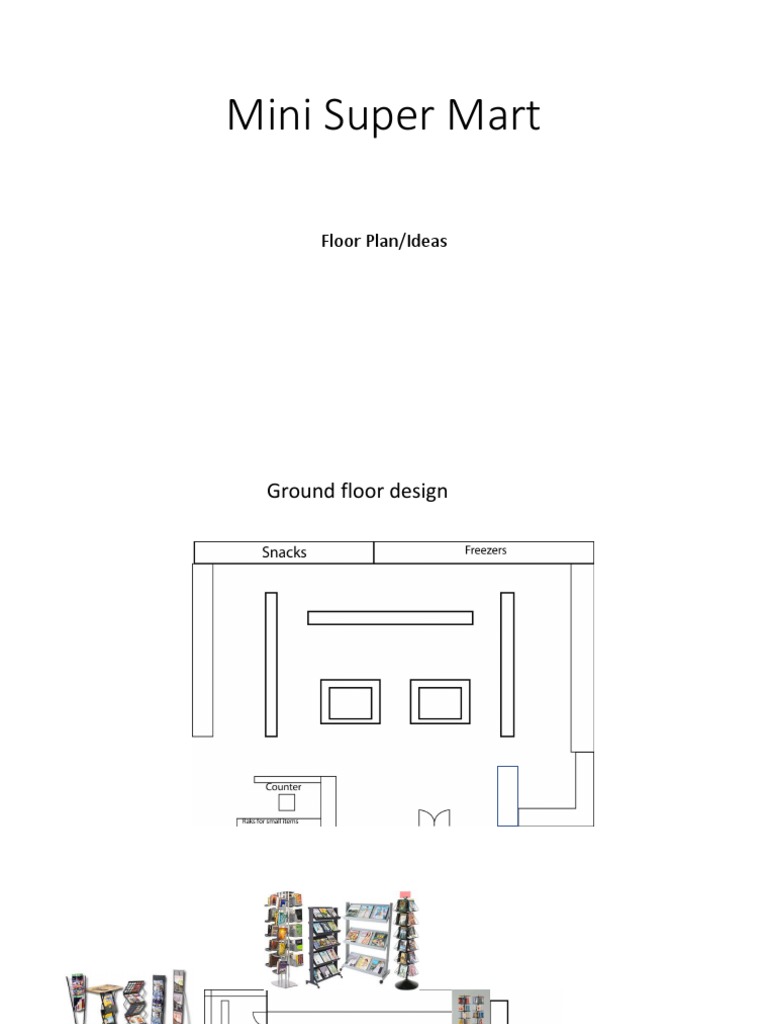 Mini Super Mart: Floor Plan/Ideas | PDF