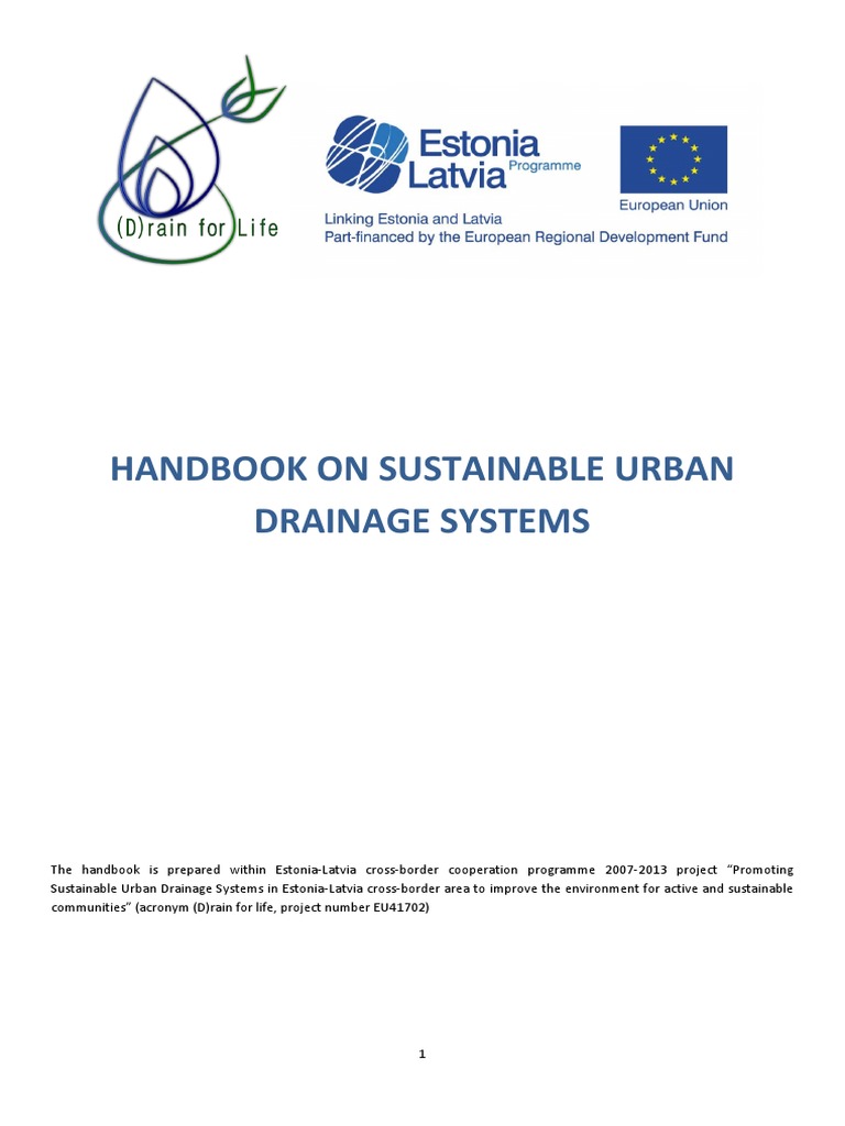DFL SUDS Handbook Final | PDF | Storm Drain | Surface Runoff