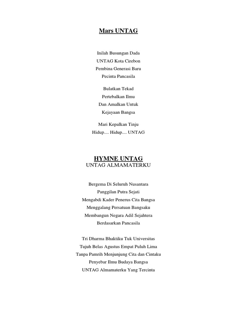 Mars UNTAG | PDF