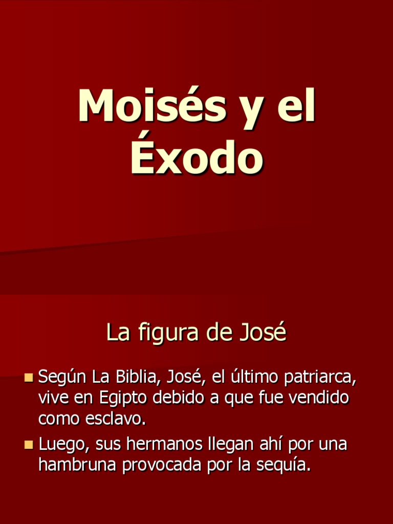 Moiss y El Xodo | Descargar gratis PDF | Moisés | Libro del éxodo