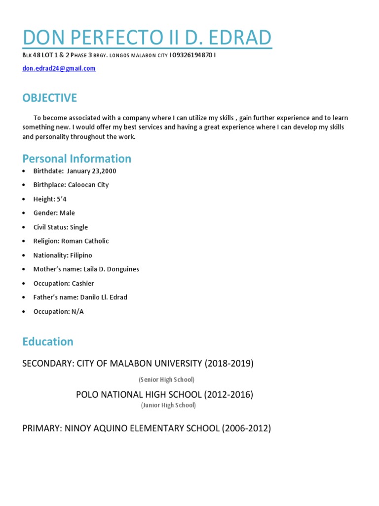 Don Perfecto Ii D | PDF | Wellness