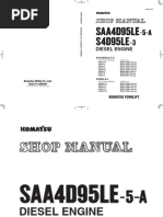 Komatsu Saa4d95le-5 Engine Manual | PDF | Vehicle Parts | Engine Technology