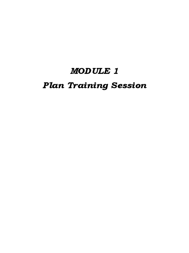 Sample Tesda Module | PDF | Masonry | Behavior Modification