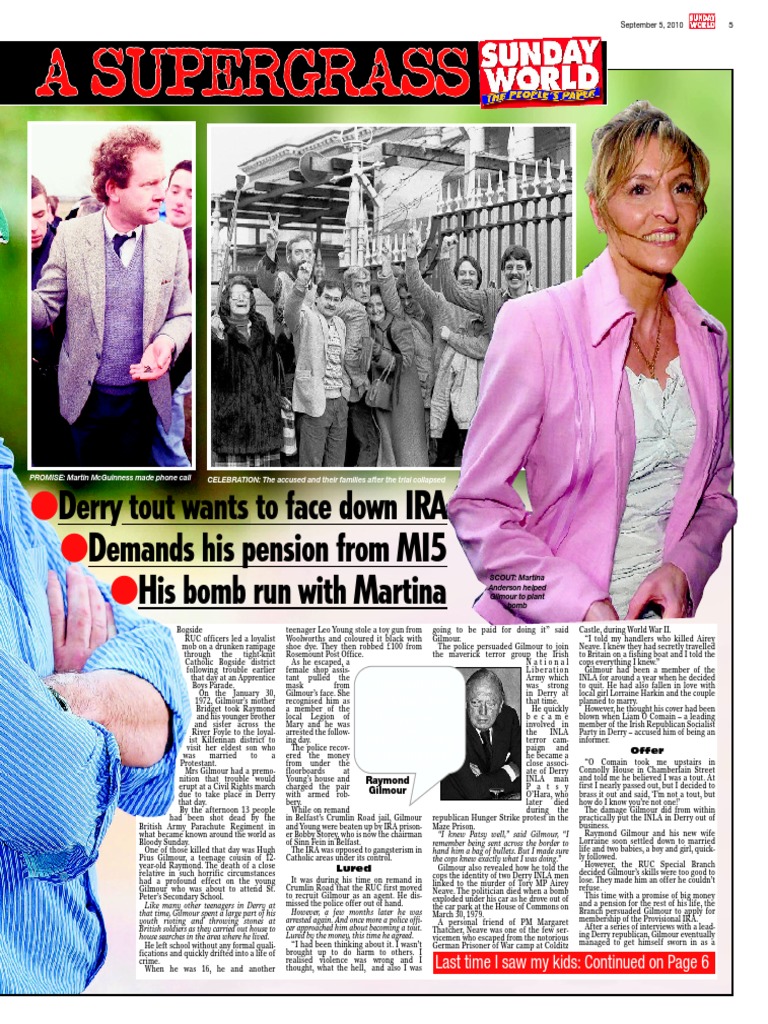 Raymond Gilmour's Double Life as Informant | PDF | Irish Republicanism ...