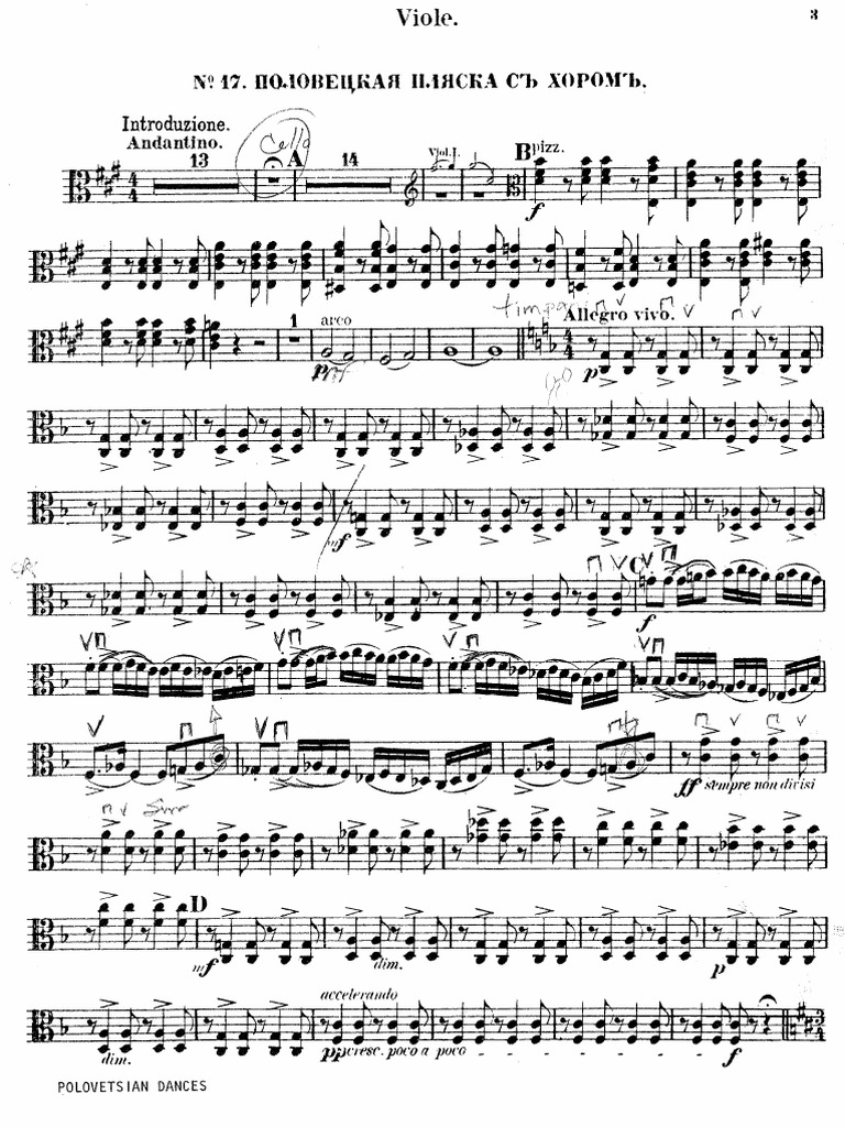 Danzas Polovtsianas - OC - Viola PDF | PDF