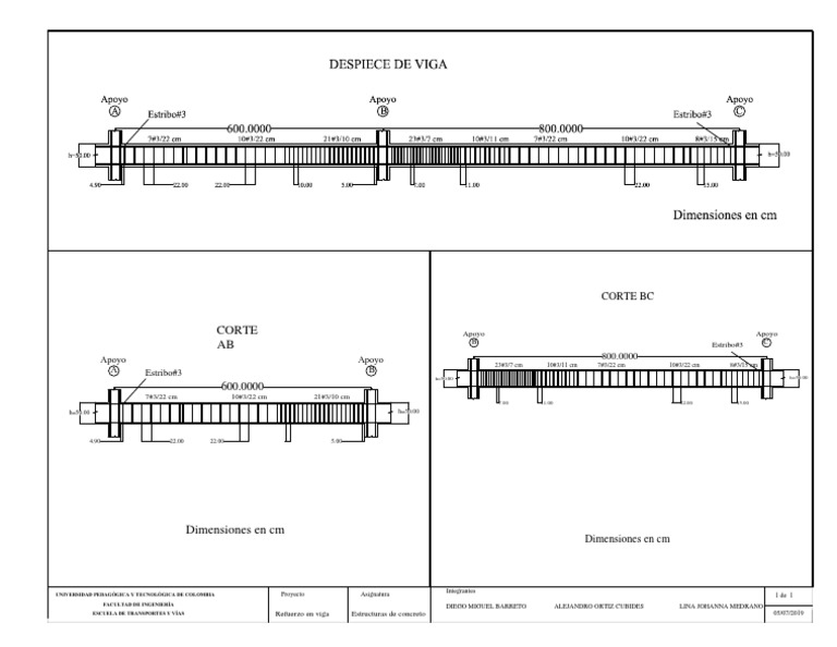 Diseño de Viga Transversal | PDF