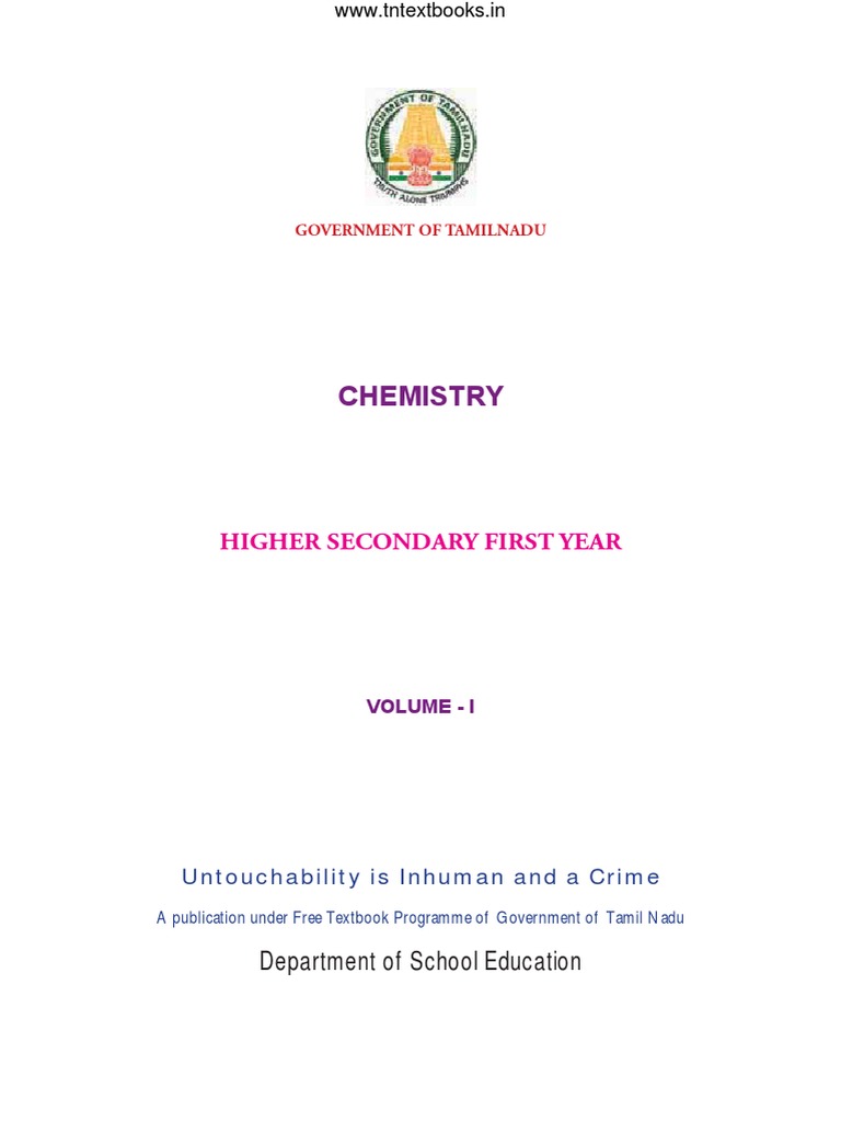 Chemistry Vol 1 Em Pdf Pdf Chemical Elements Redox