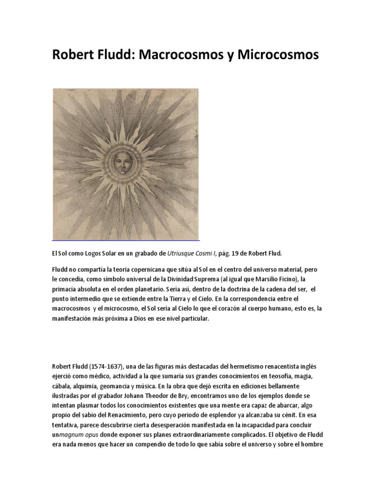 Robert Fludd | PDF | Science | Astronomía