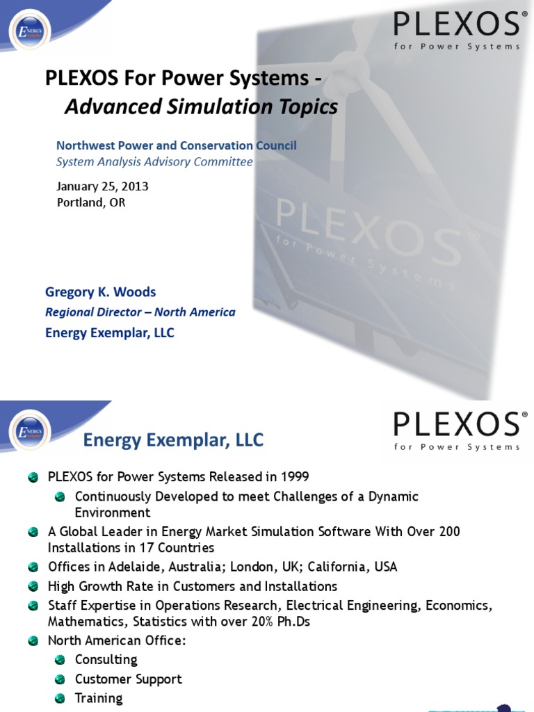 Tutorial Plexos Pdf Ac Power Computing And Information Technology