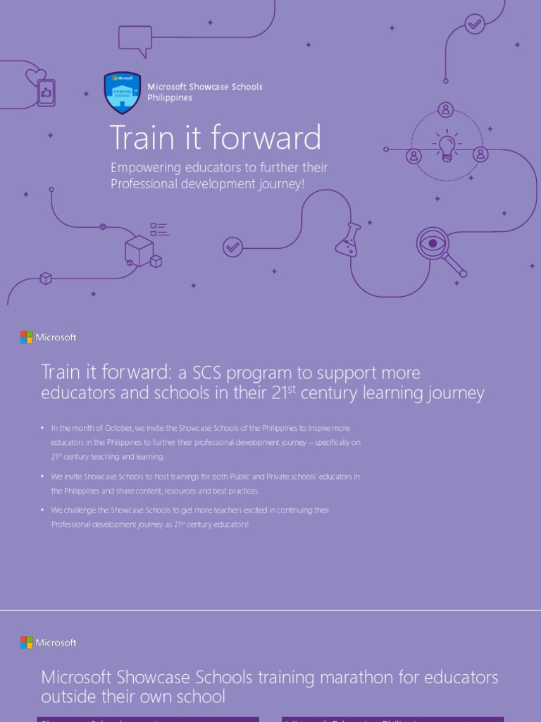 SCS - Train It Forward | PDF | Behavior Modification | Communication
