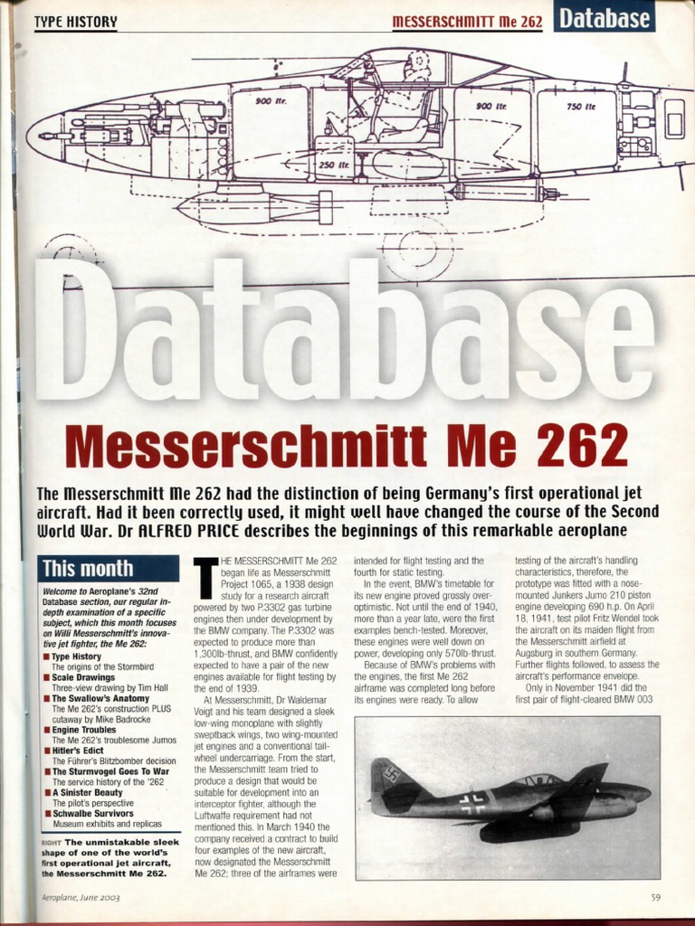 ME262 Part.1 | PDF | Luftwaffe | Fighter Aircraft