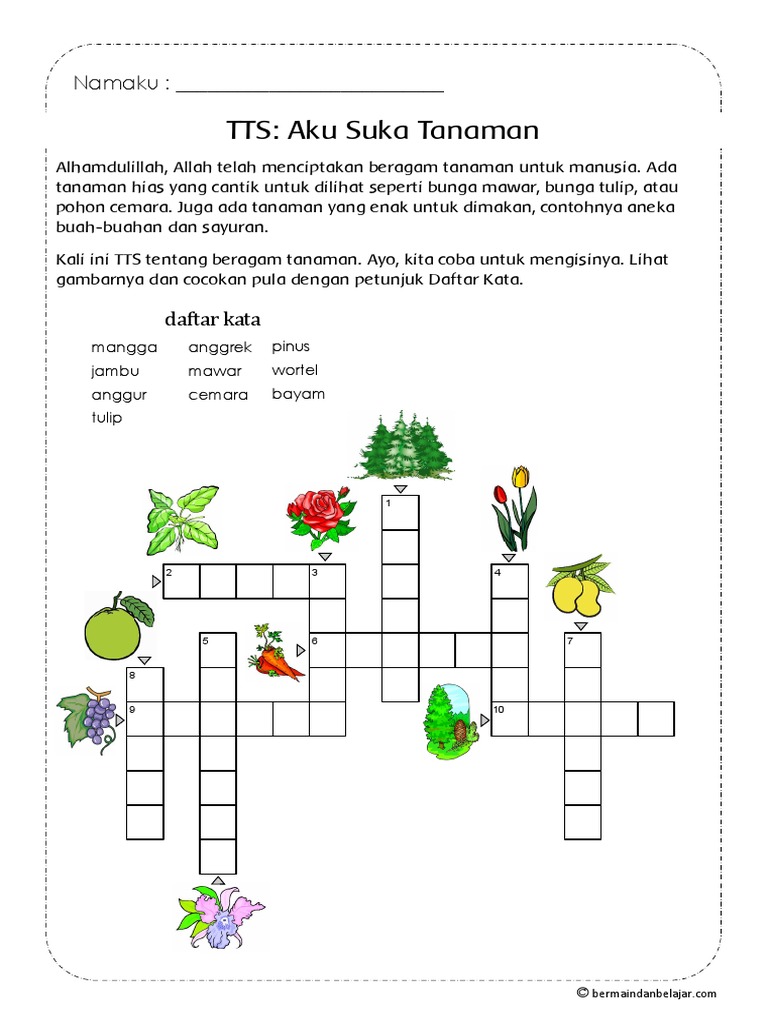 Tts Aku Suka Tanaman | PDF