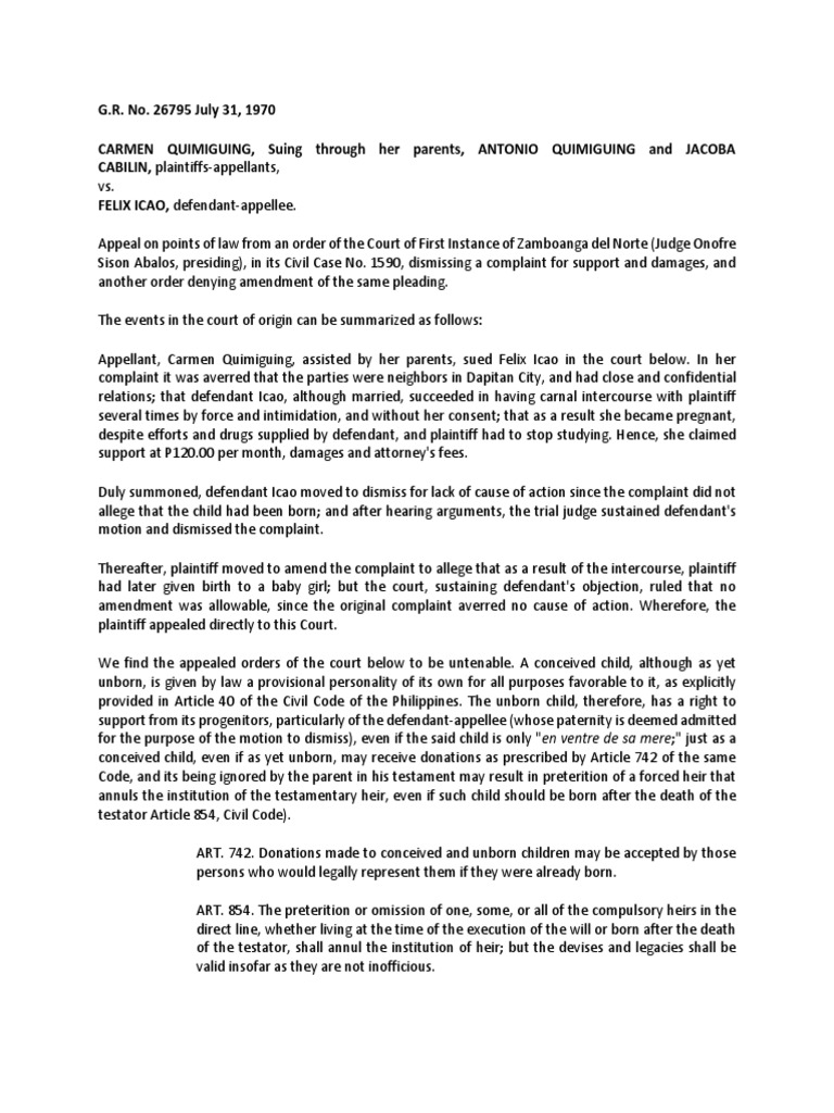 Persons Cases | PDF | Lawsuit | Complaint