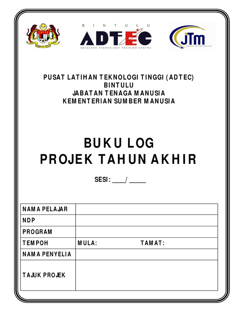 Format Buku Log PTA - ADTEC Bintulu | PDF