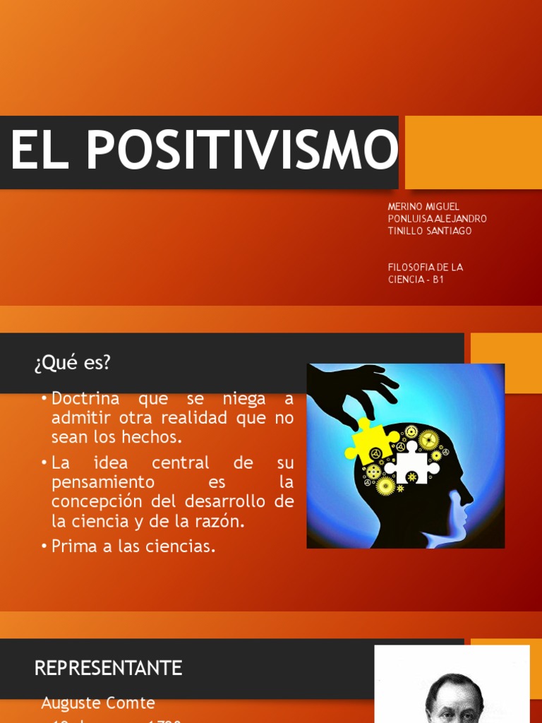 El Positivismo | PDF | Positivismo | Empirismo