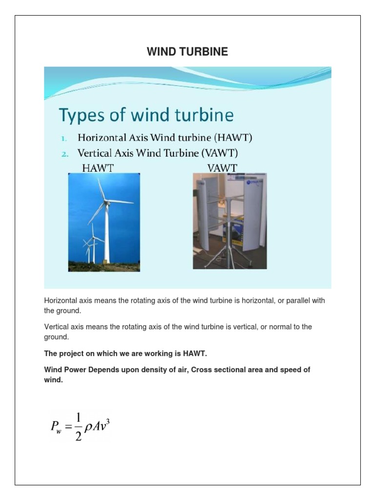 Wind Power Generation | PDF | Wind Turbine | Wind Power