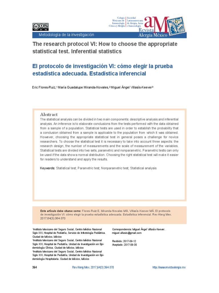Protocolo de La Investigacion | PDF | Nivel de medida | Estadísticas