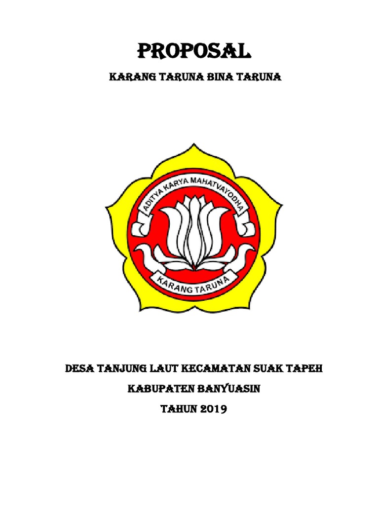 Proposal Kegiatan Karang Taruna Bina Taruna | PDF
