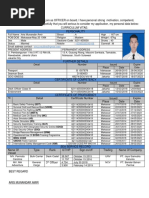 Format CV Pelaut Bahasa Inggris Rapih | PDF