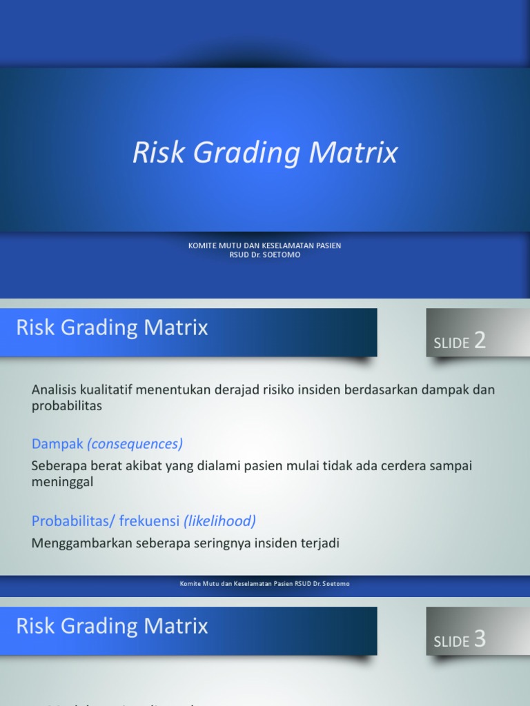 Risk Grading Matrix PDF | PDF