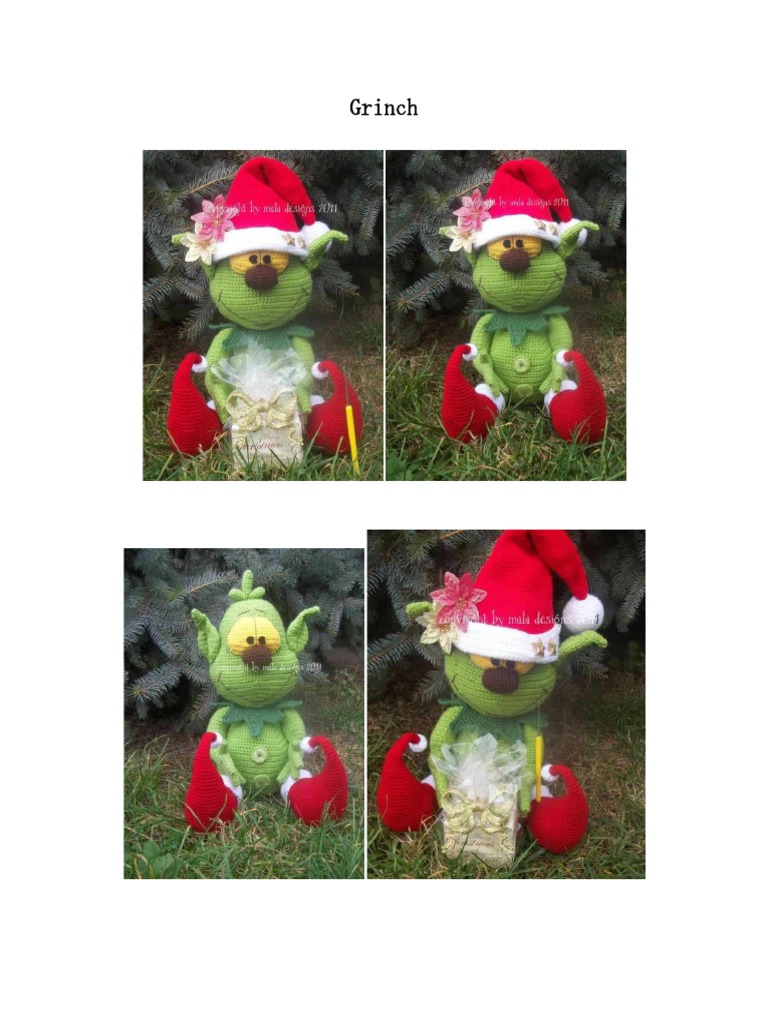 Grinch - Espanol | PDF | Tejer | Manualidades