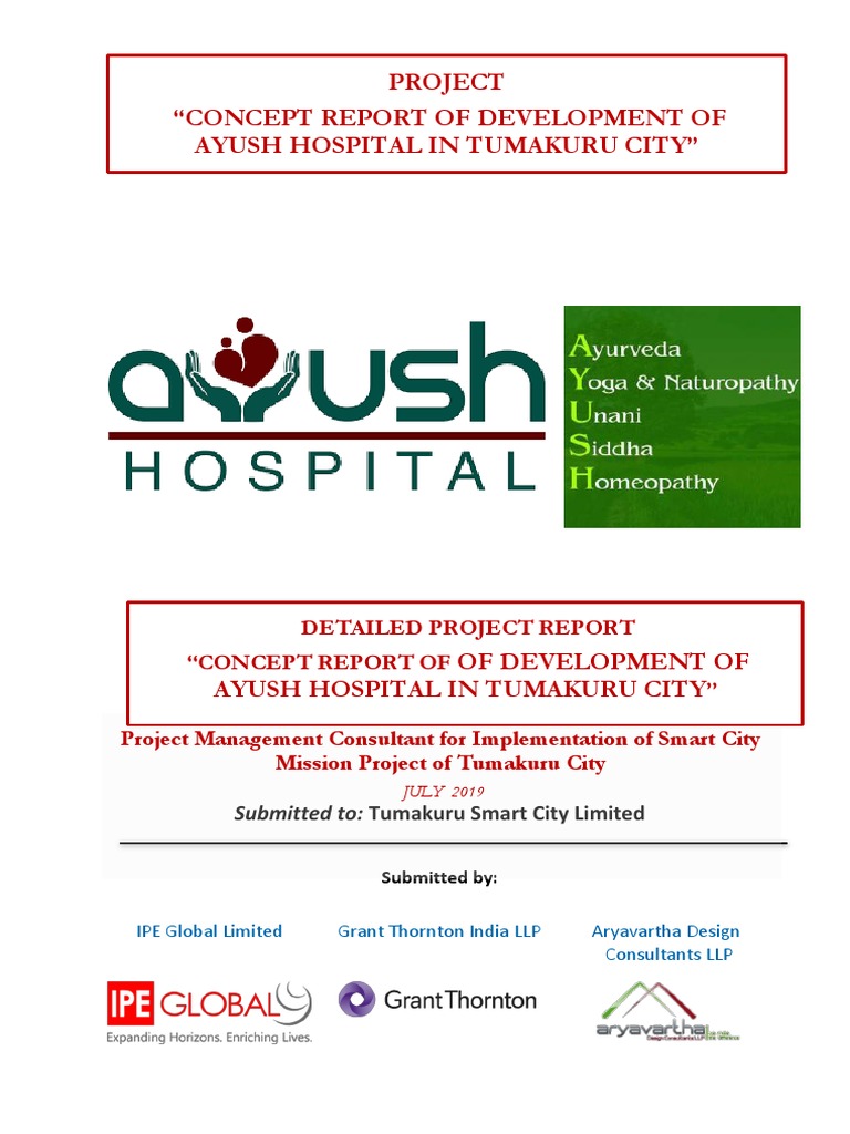 Concept Report AYUSH Hospital | PDF | Health Care | Medicine