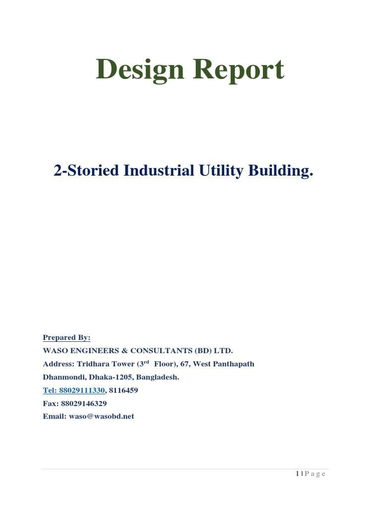 Structural Assessment of 2-Storey Building | PDF | Reinforced Concrete ...