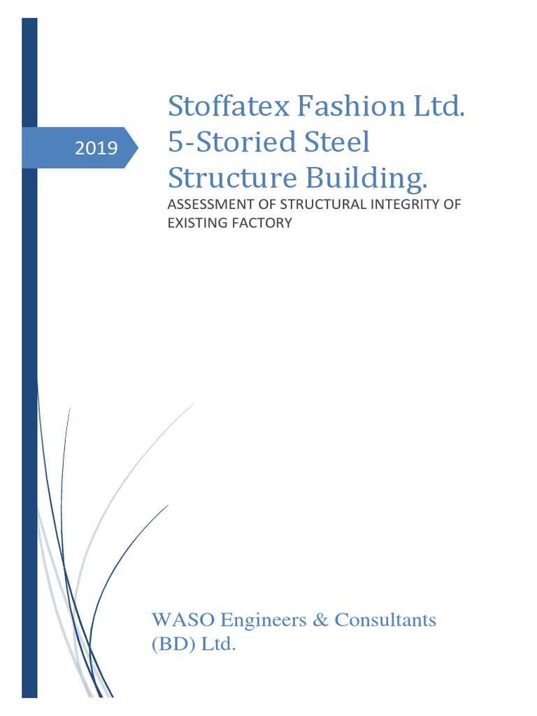 DESIGN REPORT (5-Storied Steel Structure Building) | PDF | Structural ...