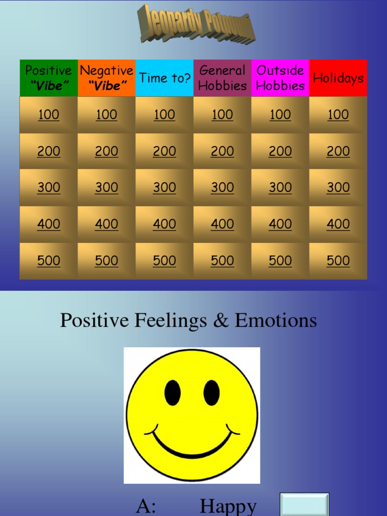 Positive Negative General Hobbies Outside Hobbies Holidays: "Vibe ...