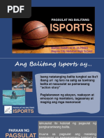 Sports Writing Filipino - FACT SHEET SET 1 PDF | PDF