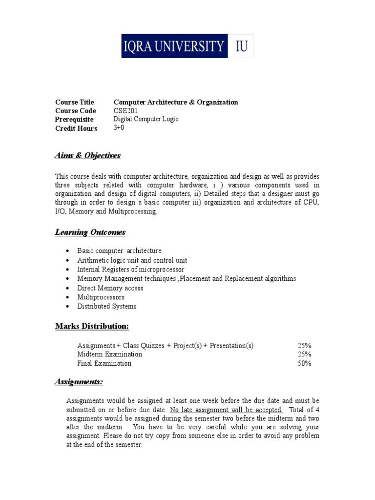Computer Architecture And Organization Pdf Input Output Random Access Memory