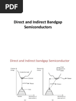 Differentiate Between Direct and Indirect Band Gap Semiconductors | PDF