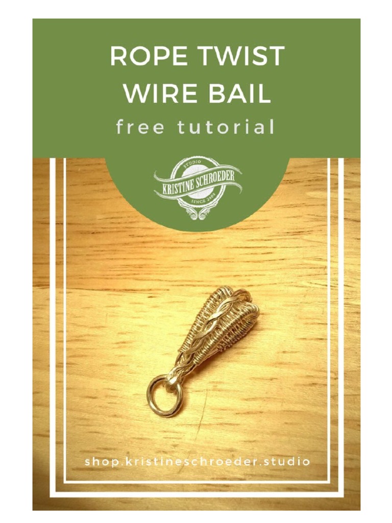 Rope Twist Bail Tutorial | PDF | Rope | Manufactured Goods
