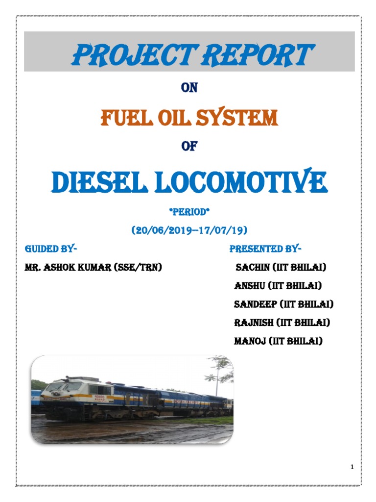Project Report On Fuel Oil System Final | PDF | Internal Combustion ...