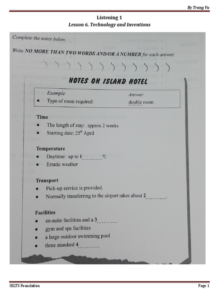 Lesson 6 Technology And Inventions Listening 1 Pdf